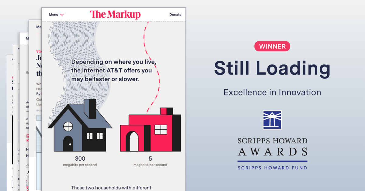 The Markup Wins Scripps Howard Innovation Award – The Markup